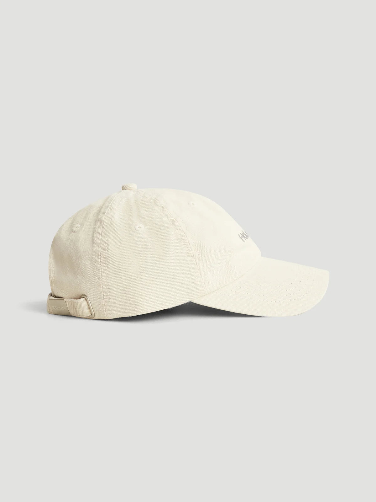 Sonnet Washed Caps Beige – hvit tråd